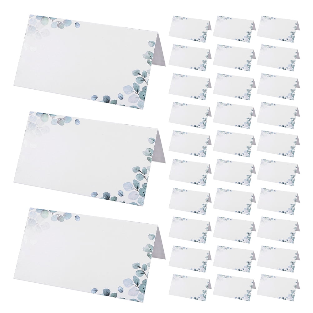 FRCOLOR 40 Pcs Wedding Invitation Card Placement Block Table Tag Office ...