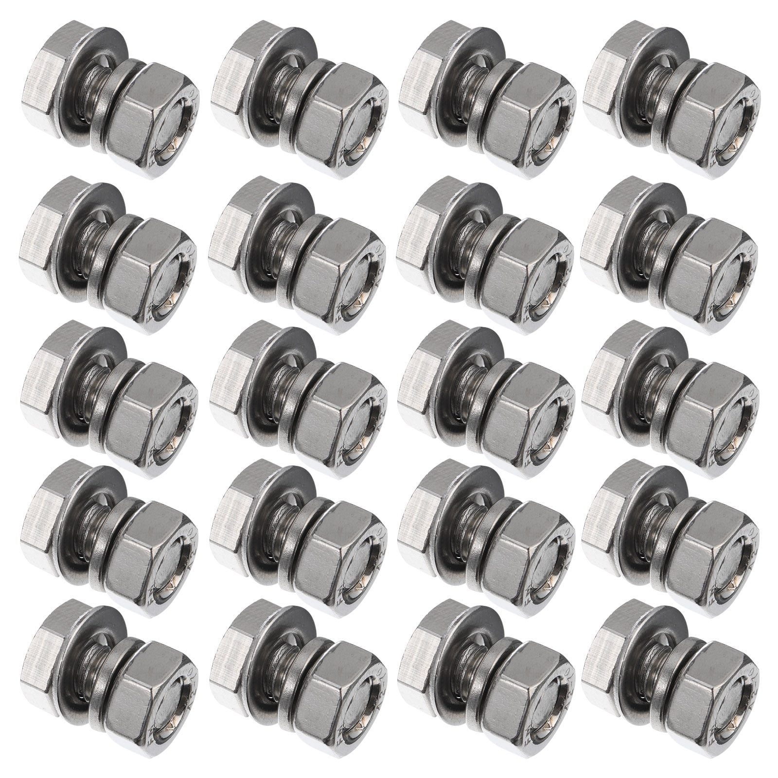 FRCOLOR 40 Sets Toggle Bolts Precision Machinery Screws Hard-wearing ...