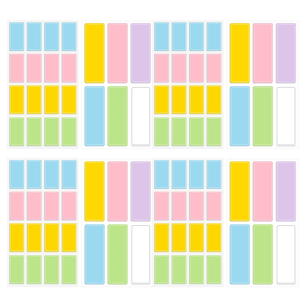 FRCOLOR 40 Sheets of Self adhesive Classification Stickers Office ...