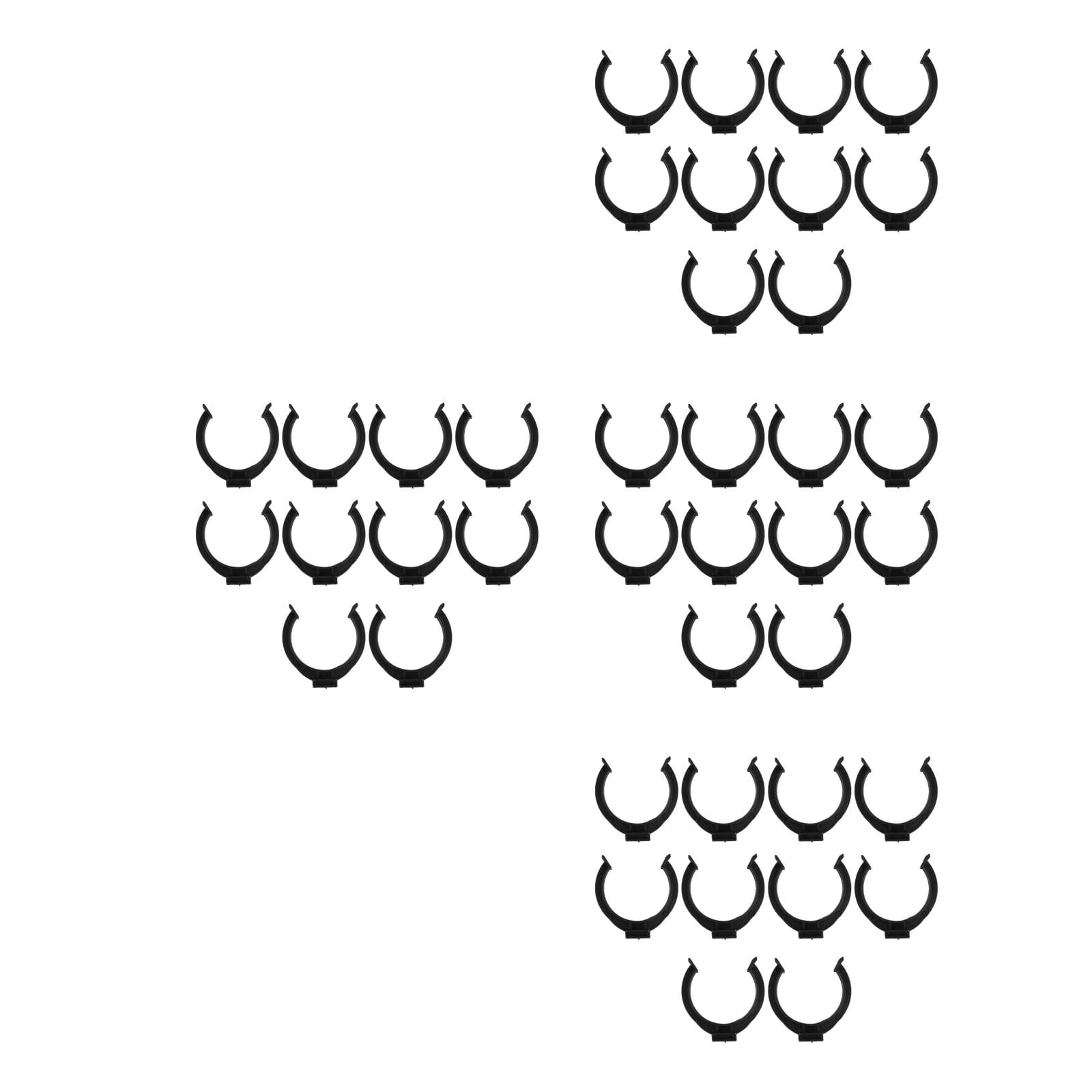 FRCOLOR 40 pcs Cabinet Levelers Leg Toe Kick Clips Foot Buckle Plastic ...