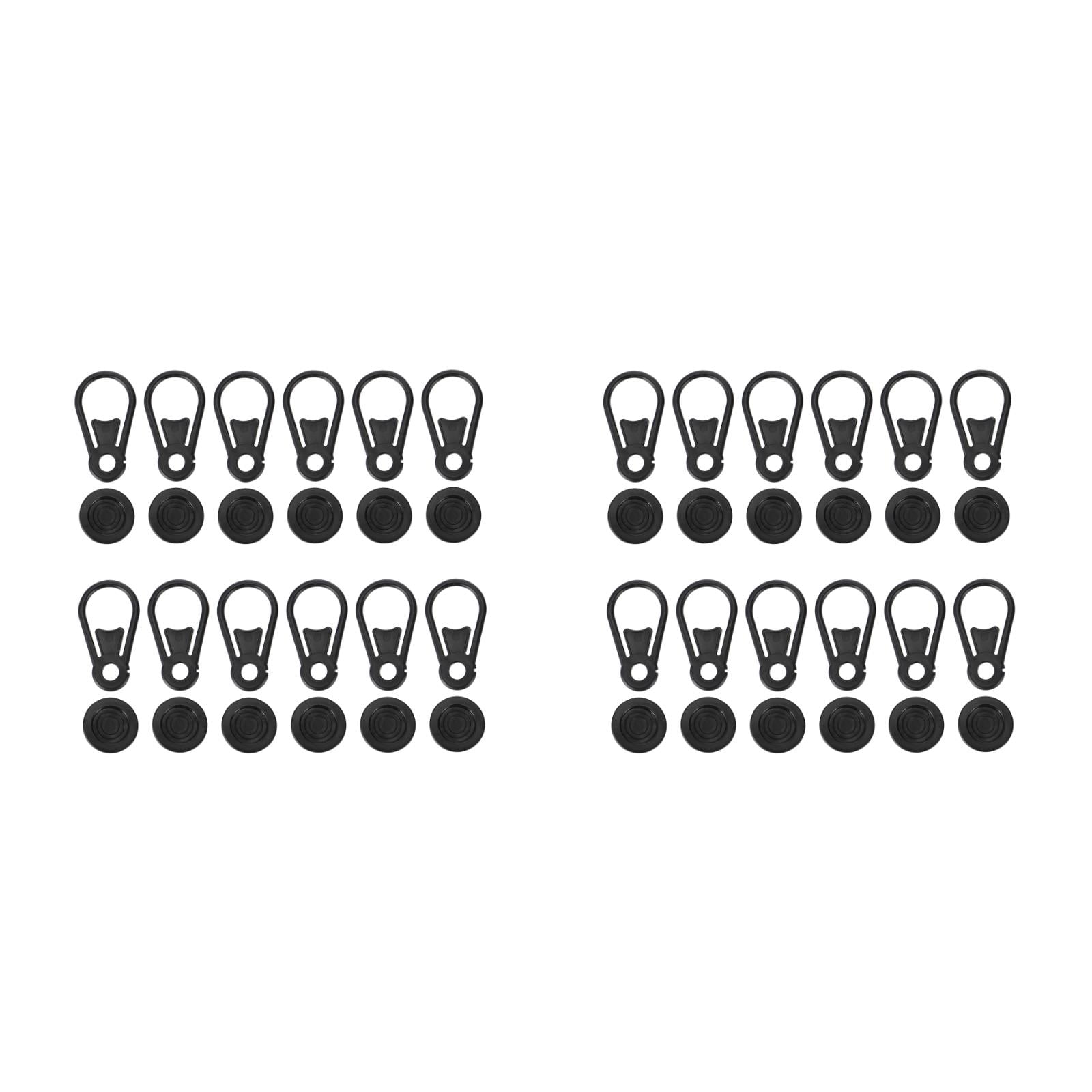 FRCOLOR 40 pcs Outdoor Camping Tent Clamp Movable Tarp Grabbers Tarp ...