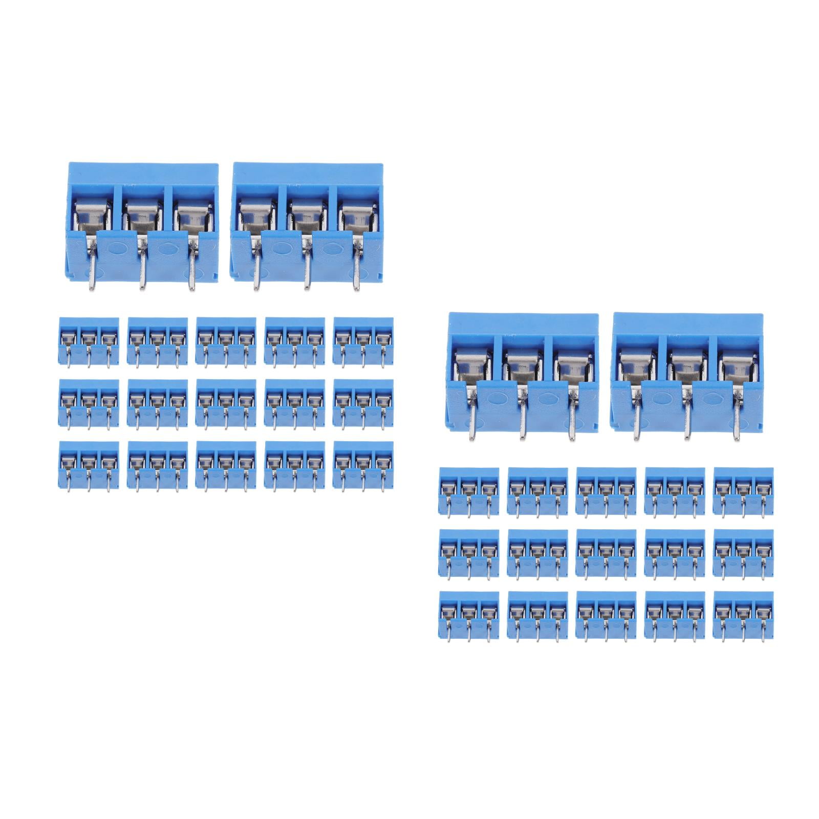 FRCOLOR 40 pcs PCB Screw Terminal Block Connectors Easy Installation ...
