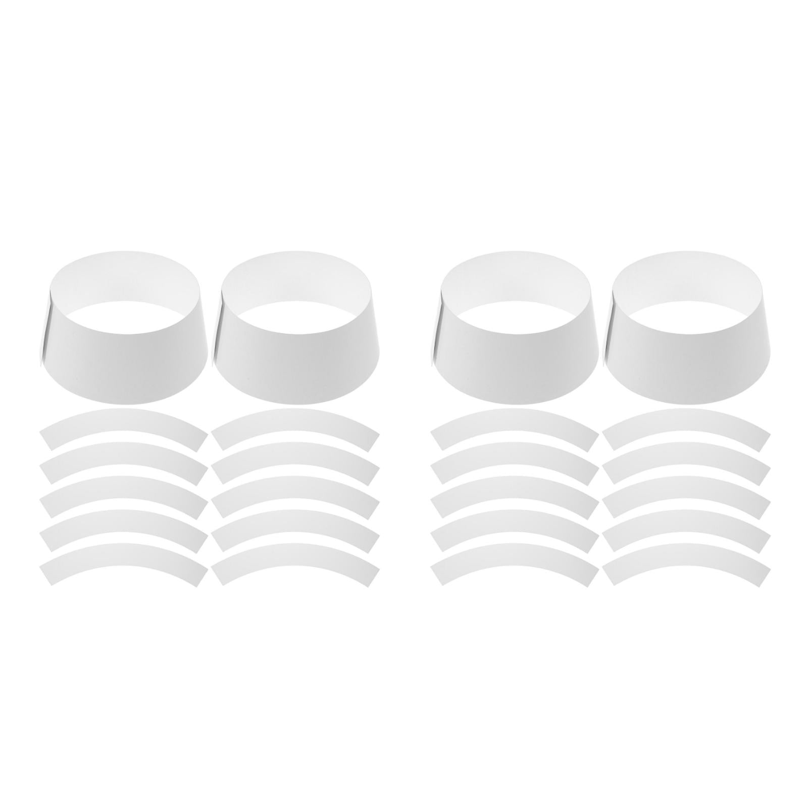 FRCOLOR 40 pcs Paperboard Hat Crown Inserts Round Top Hat Shaper Bucket ...