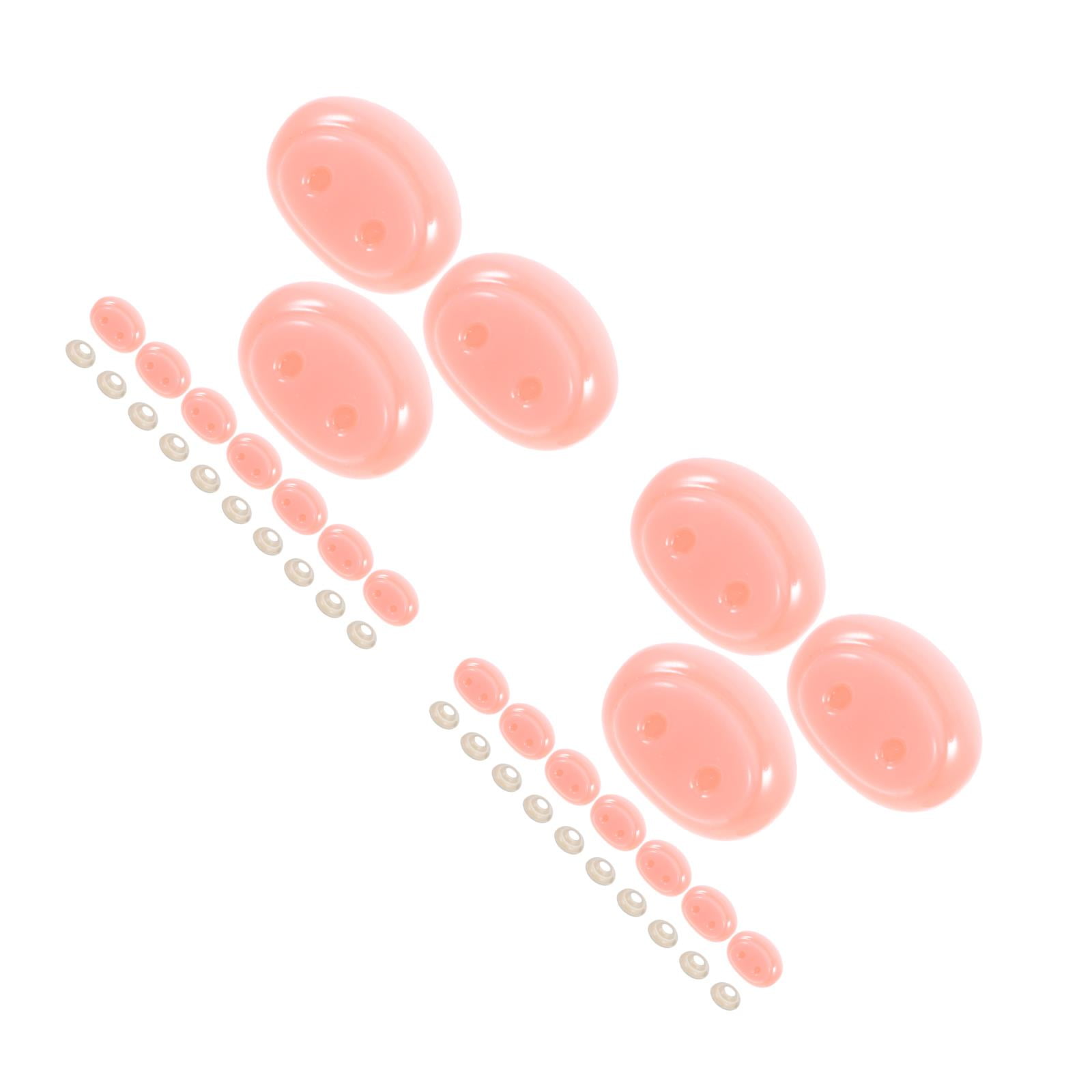 FRCOLOR 40 pcs Pig Nose With 20pcs Washers Set Plastic Animal Safety ...