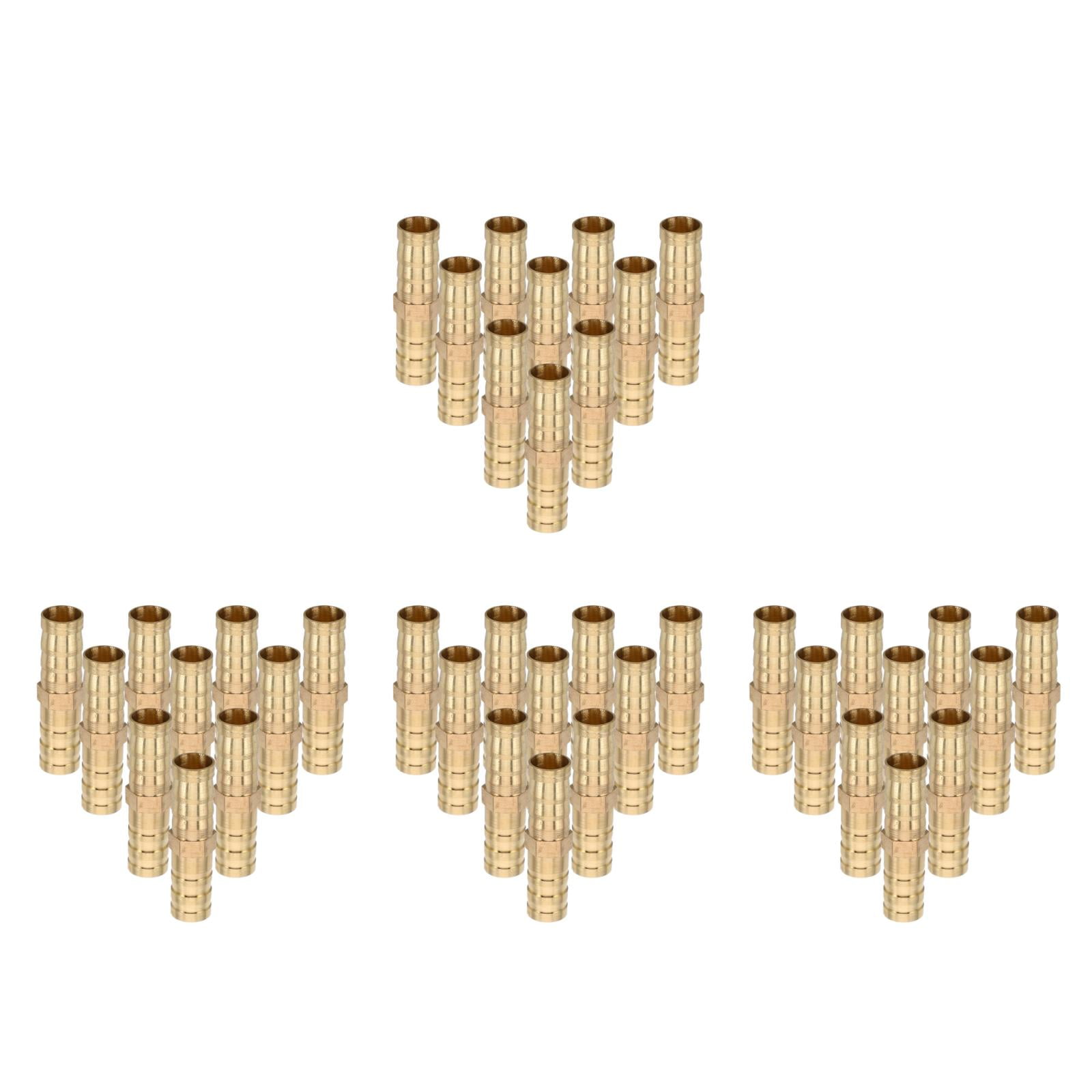 FRCOLOR 40 pcs Practical Copper Gas Hose Connectors Portable Grill Gas ...