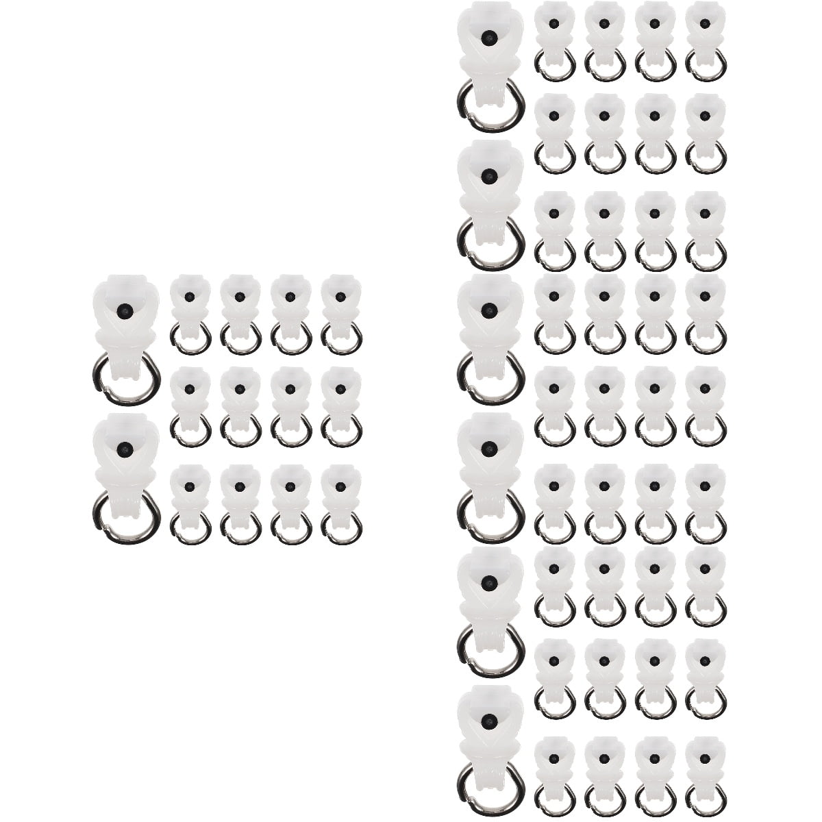 FRCOLOR 400 pcs Curtain Track Gliders Drapery Rail Sliding Glider ...