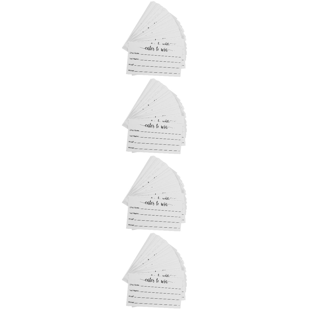 FRCOLOR 400 pcs Entry Form Cards Blank Ballots Cards Multi-use Voting ...