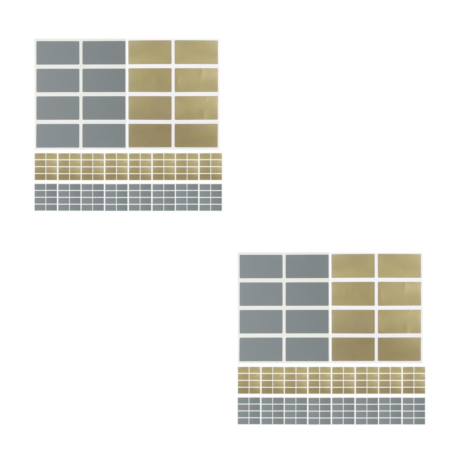 FRCOLOR Masteelf 400 pcs Scratch Off Cards Rectangular Stickers for DIY ...