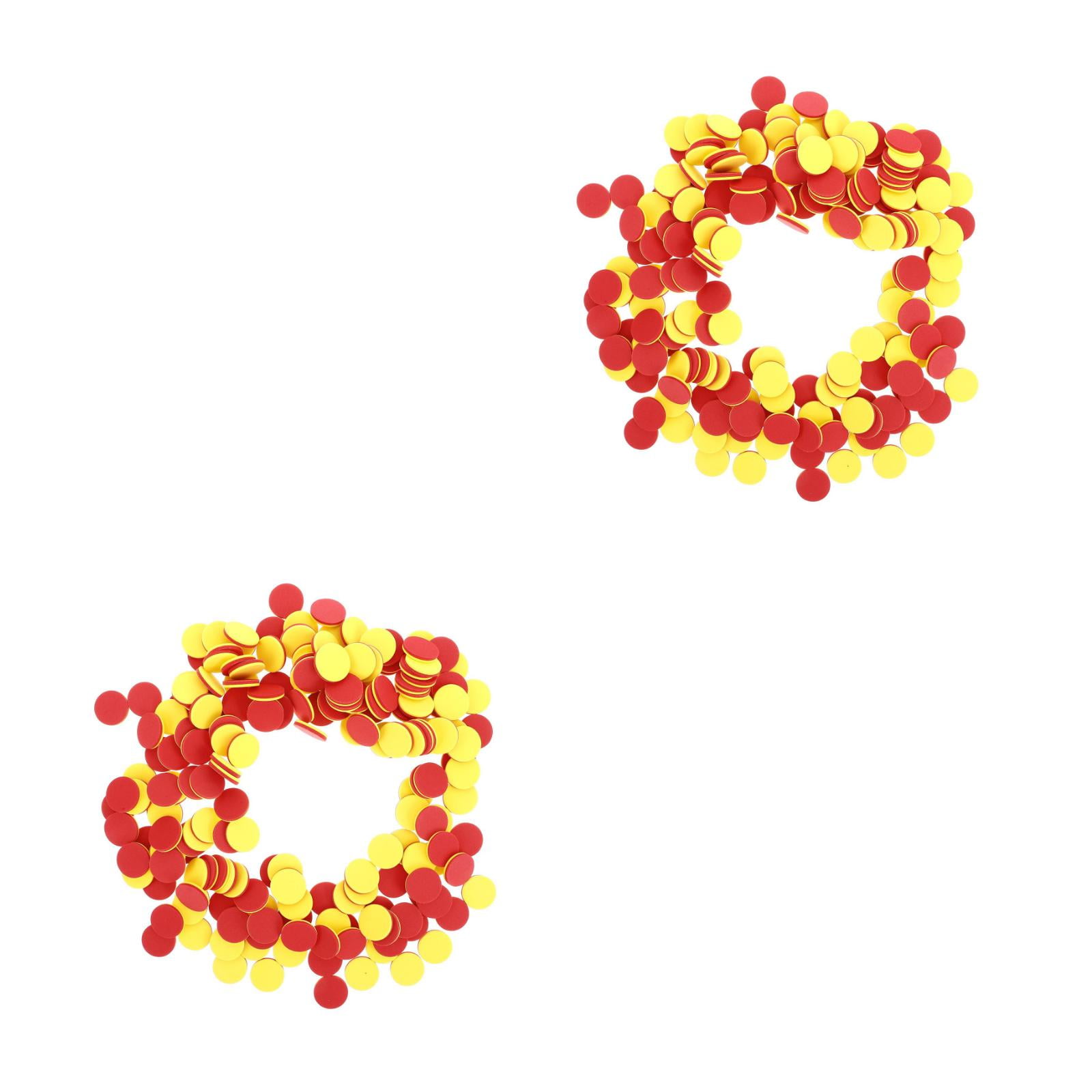 FRCOLOR 400 pcs Two-Color Counting Chips for Kids Kindergarten Math ...