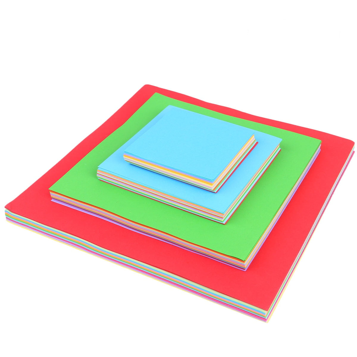 FRCOLOR 400pcs Square Origami Colorful Paper Cuttings Paper Crane Paper ...