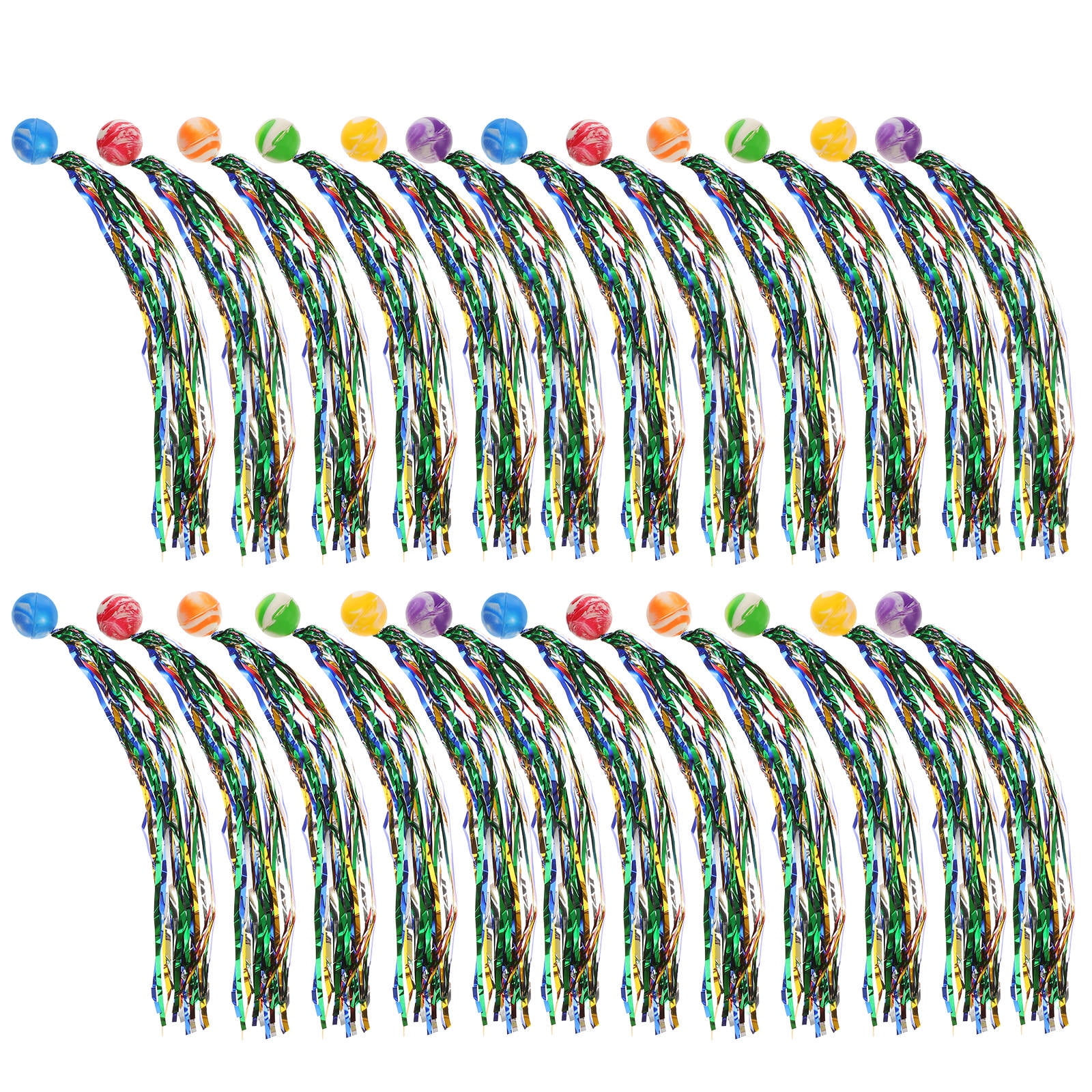 FRCOLOR 40pcs Bouncing Balls Kids Toys Small Colorful Bounce Balls With ...