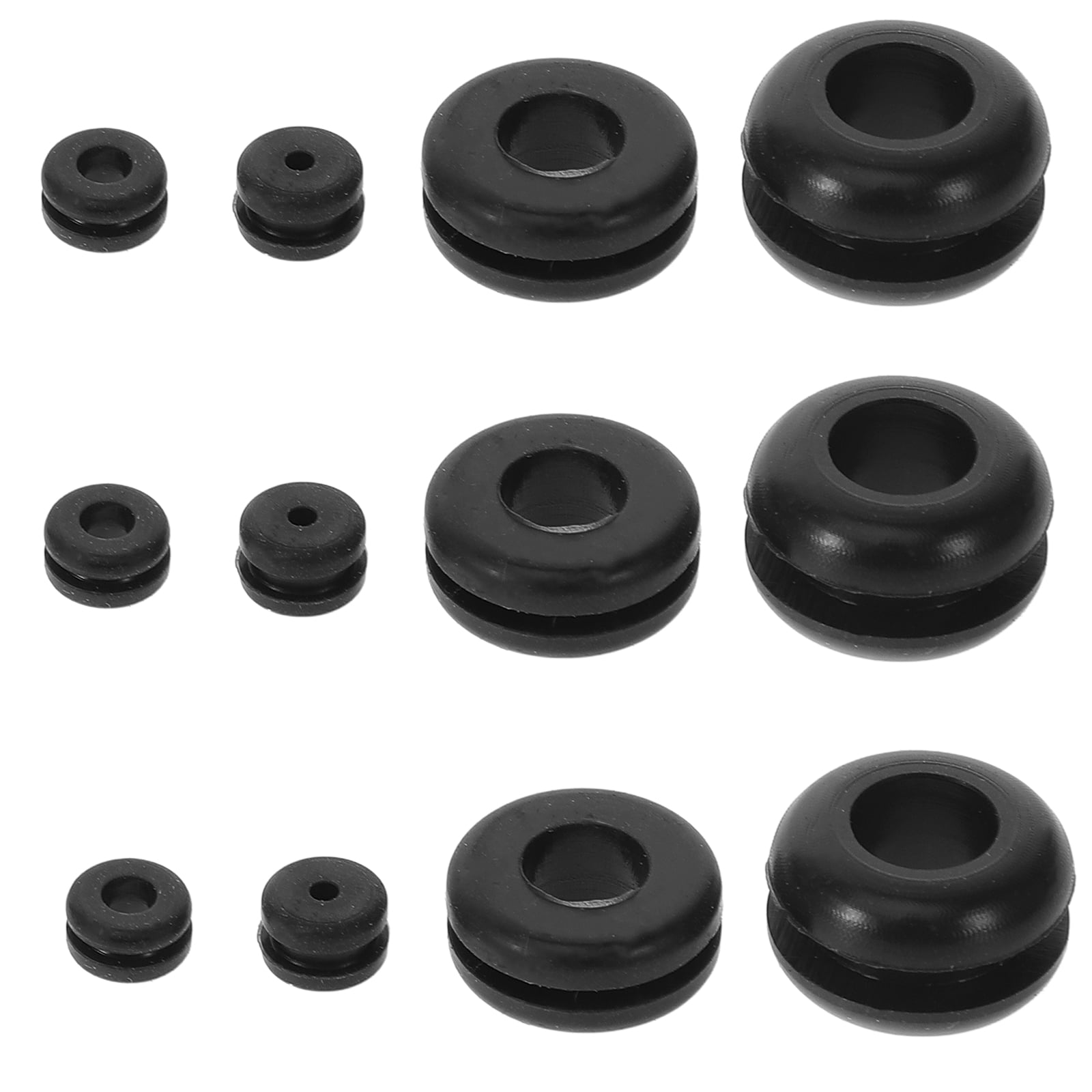 FRCOLOR 40pcs Cable Grommets Hole Grommet Wire Grommets Assortment Hole ...