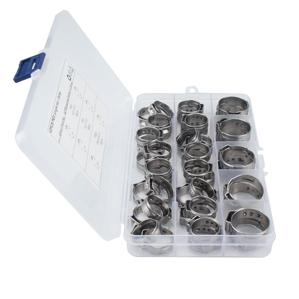 FRCOLOR 42 Pcs Pump Securing Lines Heavy Duty Hose Clamp - Walmart.com