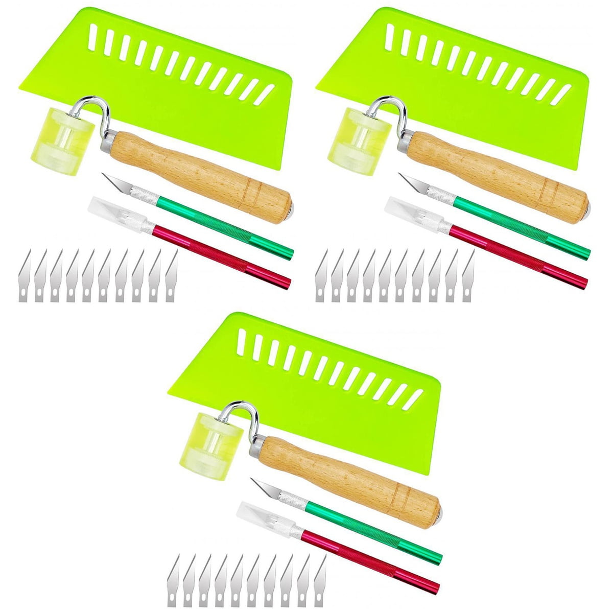 FRCOLOR 42 pcs Wallpaper Smoothing Tool Kit Professional Wallpaper ...