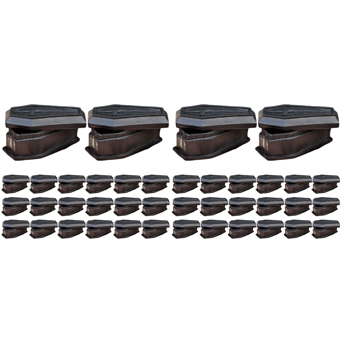 FRCOLOR 48 pcs Mini Coffin Boxes Coffin Treat Box with Lid Halloween ...