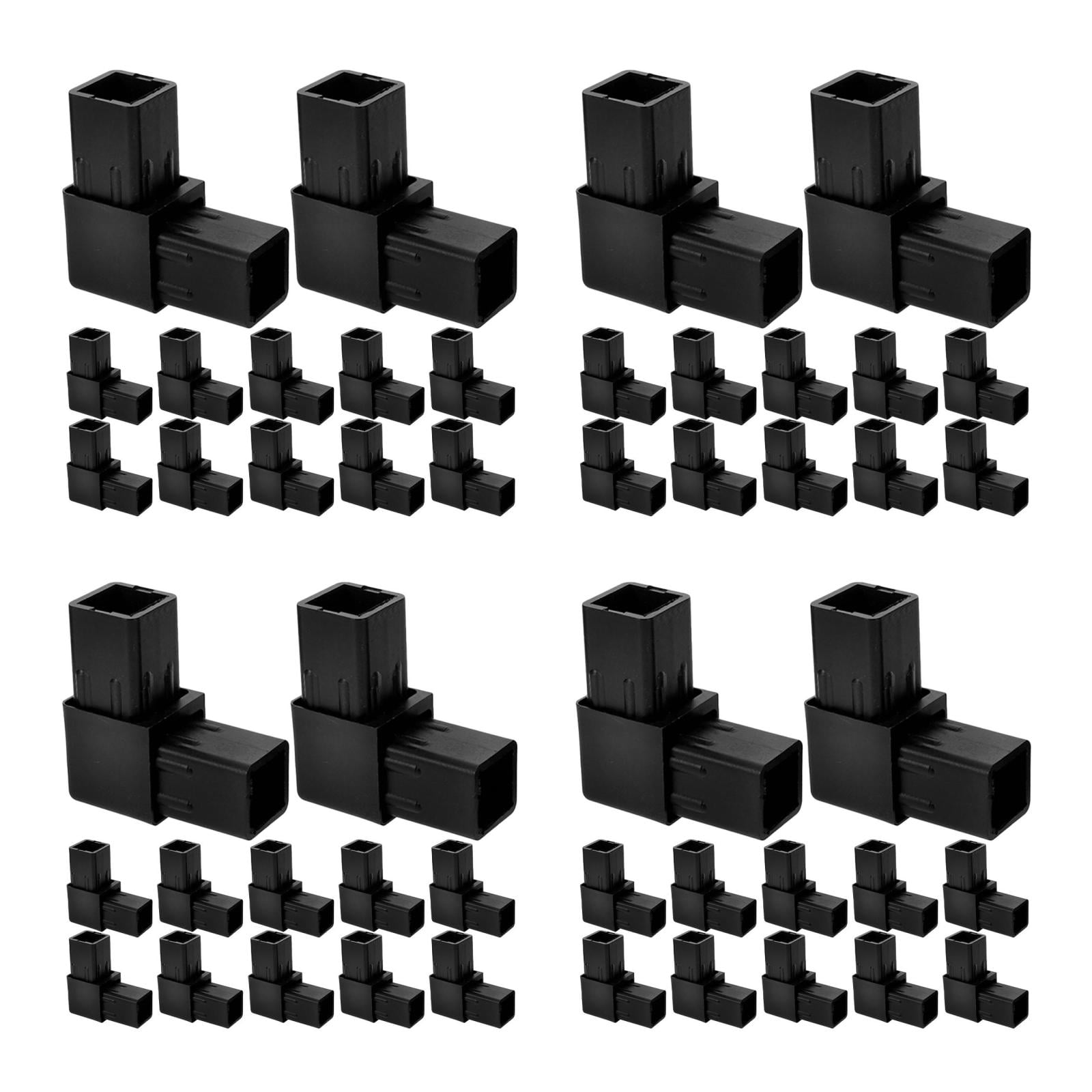 FRCOLOR 48 pcs Square Tube Coupling For Air Conditioner Plastic 2 Way ...