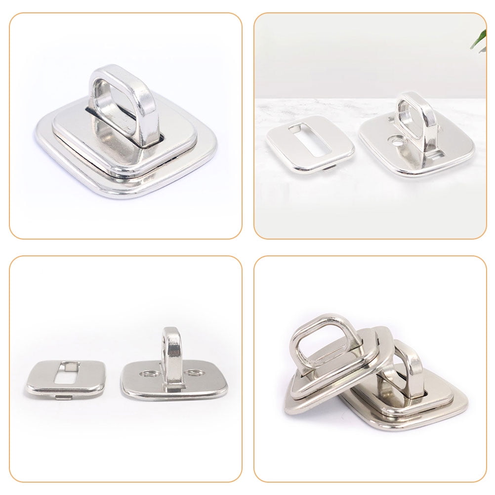 FRCOLOR 4PCS Security Anchor Base Plate for Cable Locks Metal Notebook ...