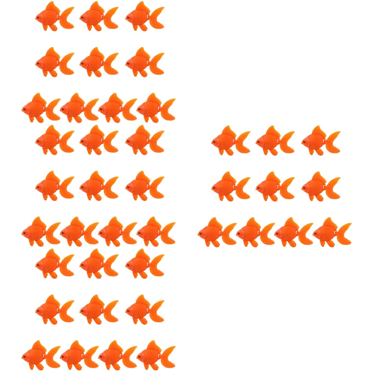 FRCOLOR 4pcs 10 Artificial Goldfish Realistic Floating Tropical Figure ...