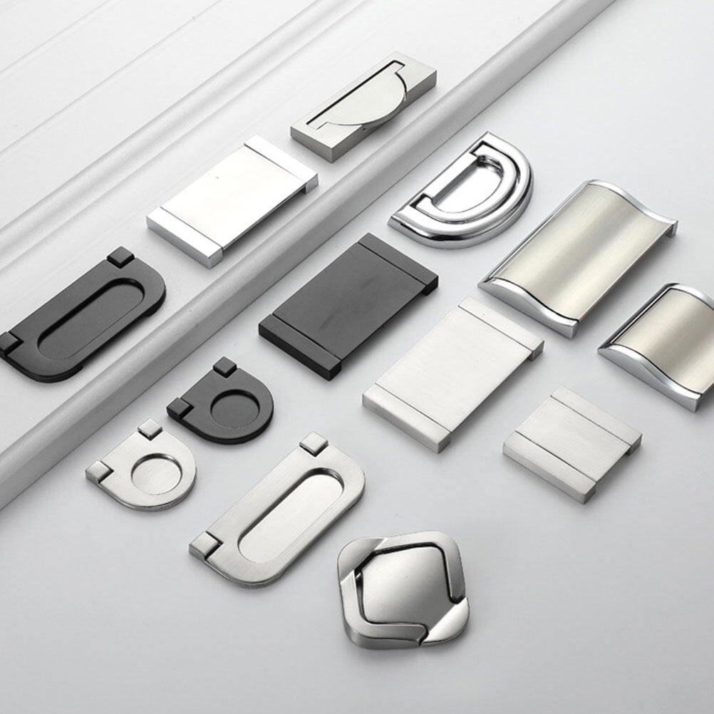 FRCOLOR 4pcs 6502 Hidden Recessed Invisible Furniture Handle Zinc Alloy ...