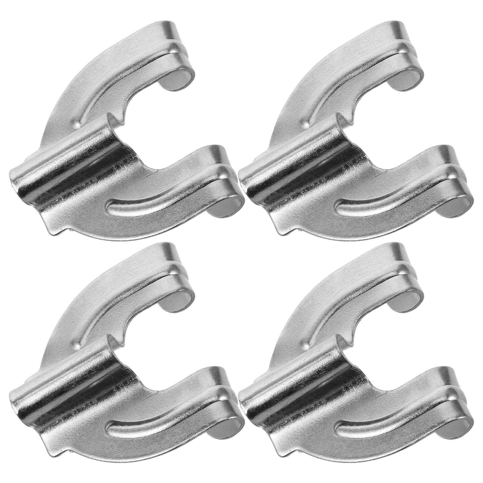 WASHWEPE Drum Hooks Silver 4Pcs 1.4x1.2x0.4In Aluminum Alloy - Walmart.com