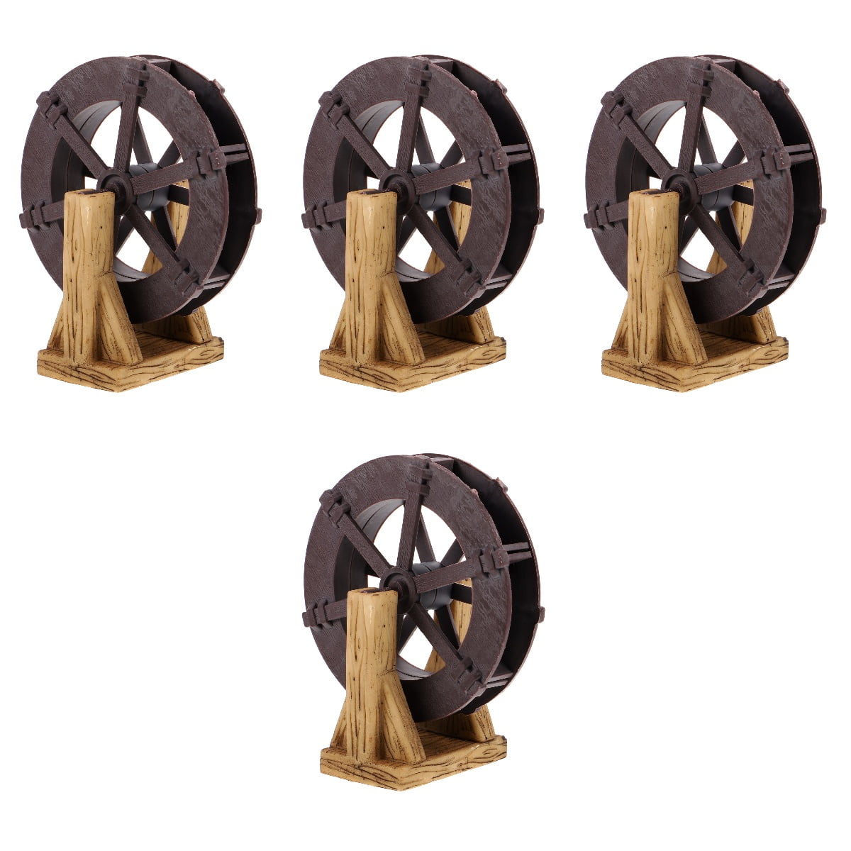 FRCOLOR 4pcs Chinese Waterfall Fountain Based Wheel Replacement Micro ...
