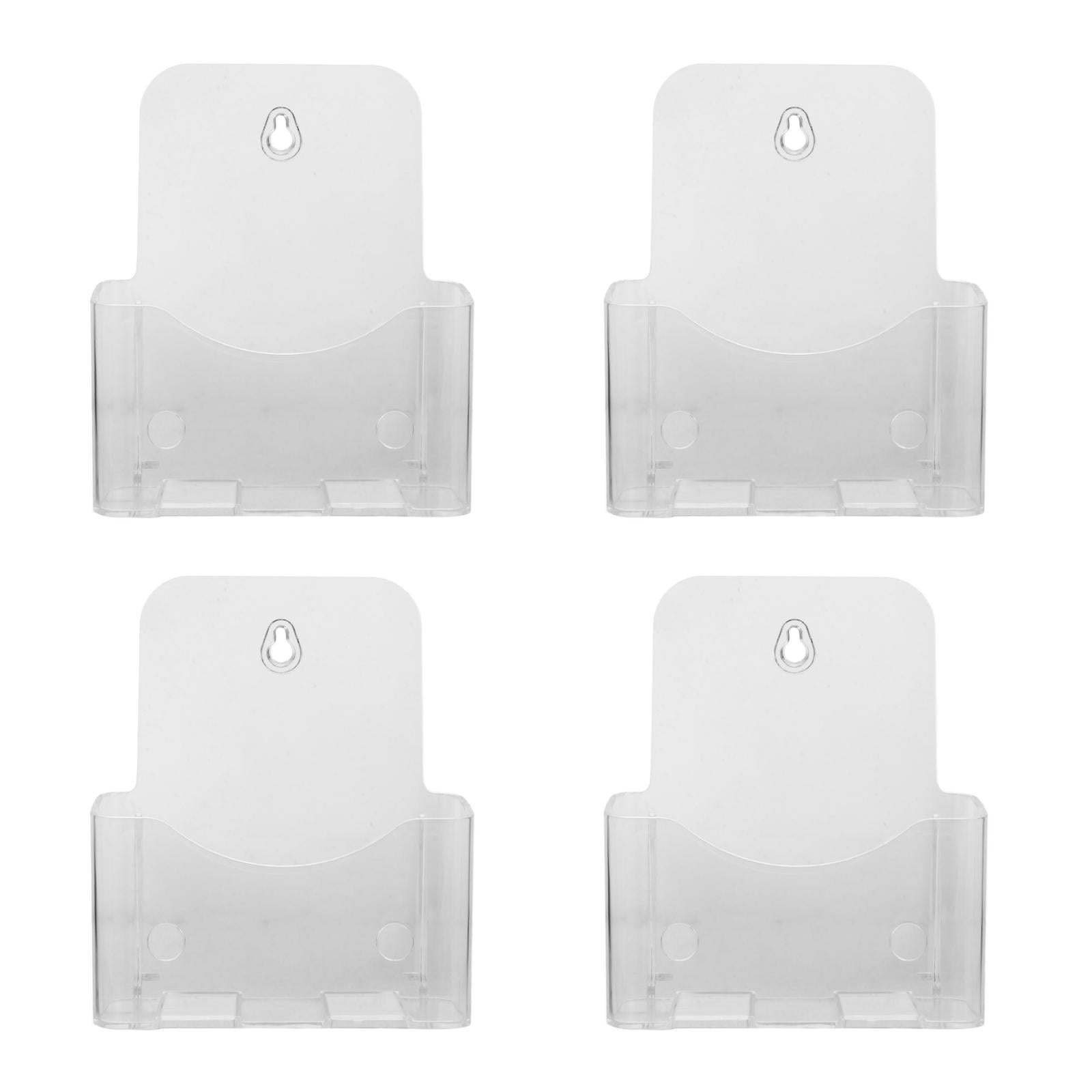 FRCOLOR 4pcs Clear Brochure Display Stand Acrylic Magazine Display ...