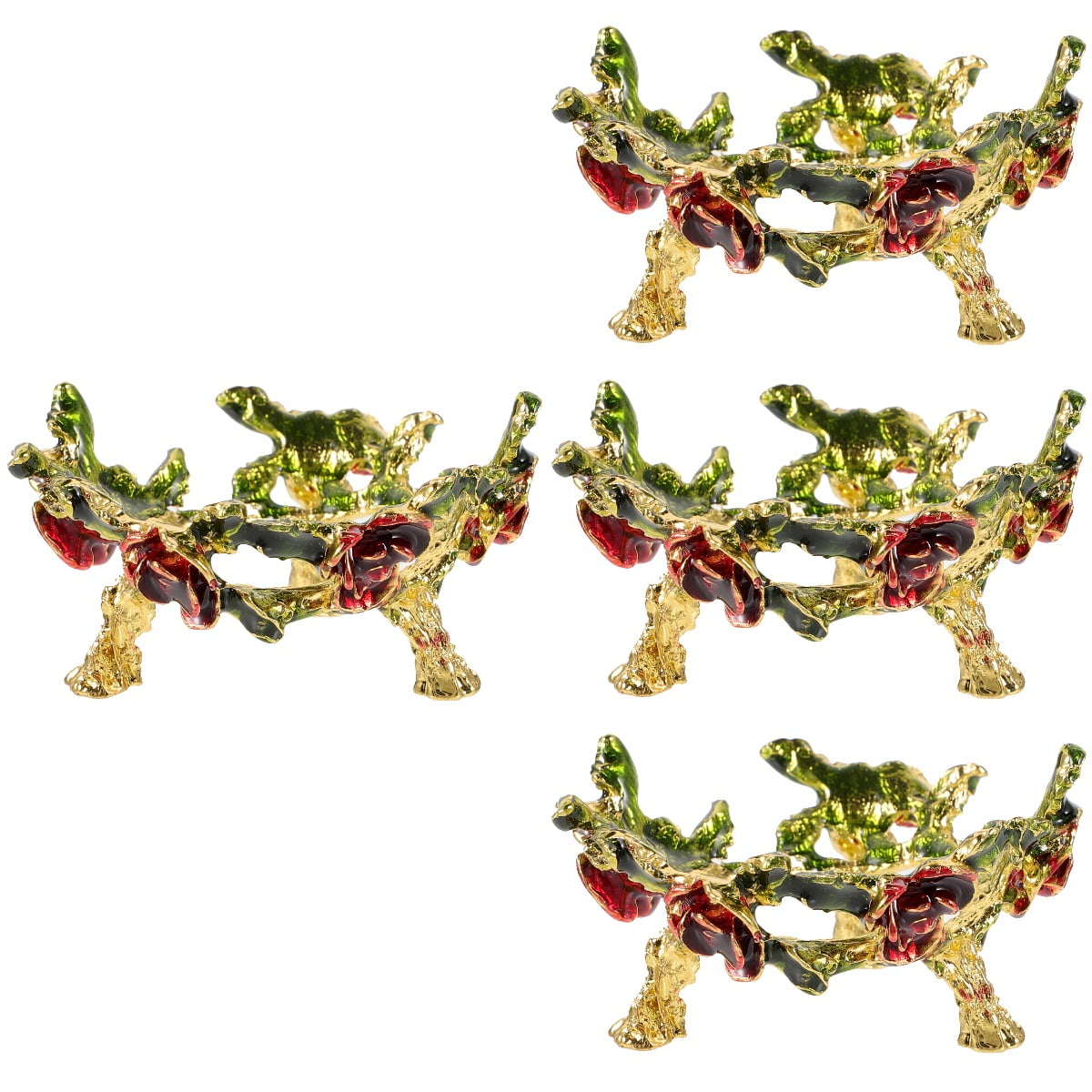 FRCOLOR 4pcs Crystal Ball Base Desktop Sphere Holder Crystal Ball ...