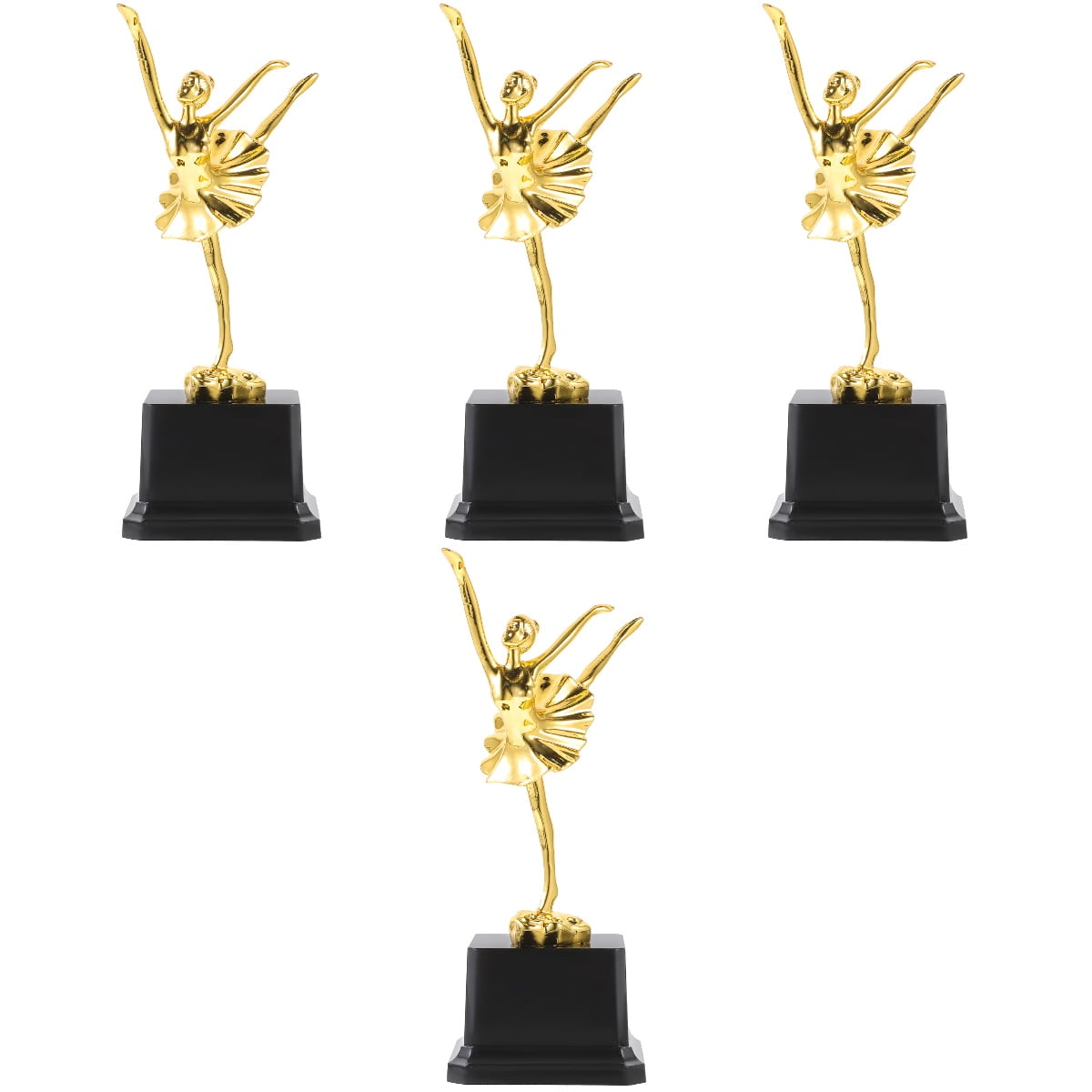FRCOLOR 4pcs Dance Competition Trophy Dance Trophy Exquisite Dance ...