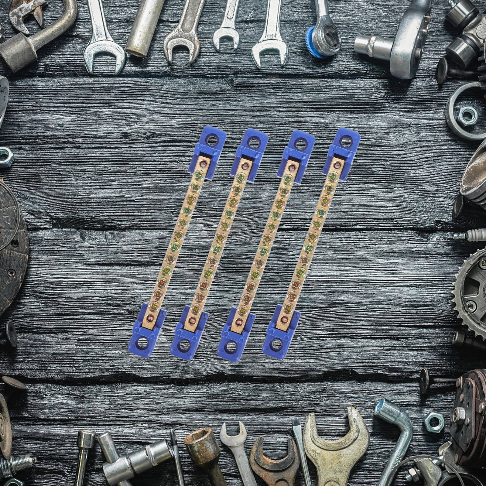 FRCOLOR 4pcs Electrical Terminal Blocks Ground Wire Connectors Circuit ...