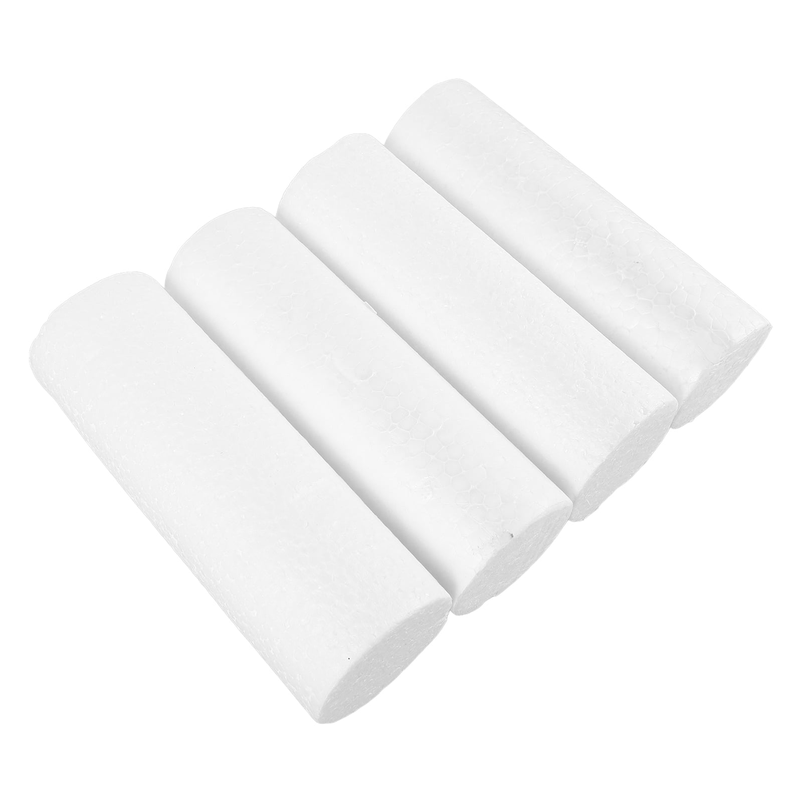 FRCOLOR White Foam Cylinders for DIY Crafts and Modeling Durable ...