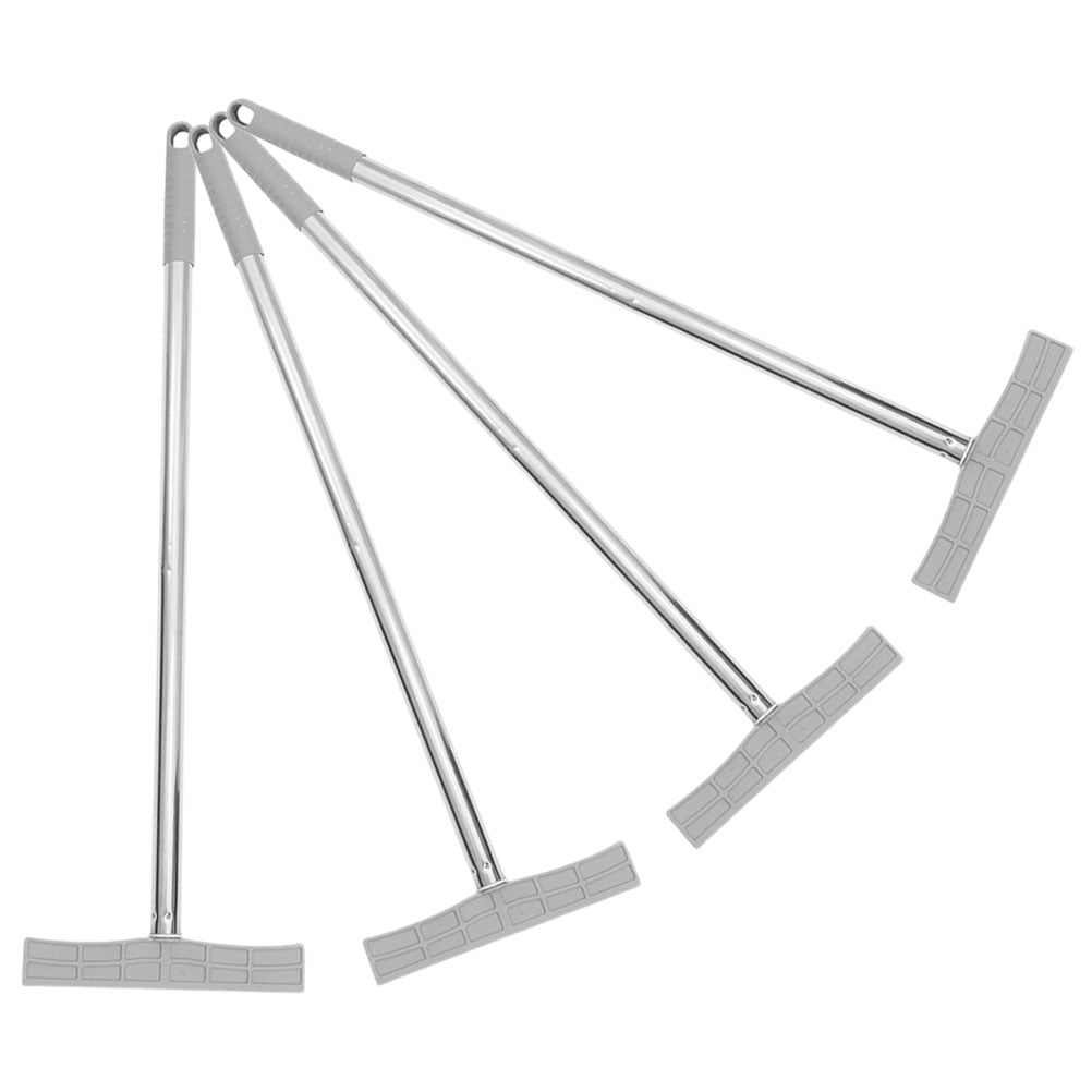 FRCOLOR 4pcs Handheld Sign Holder Stainless Steel Billboard Airport ...