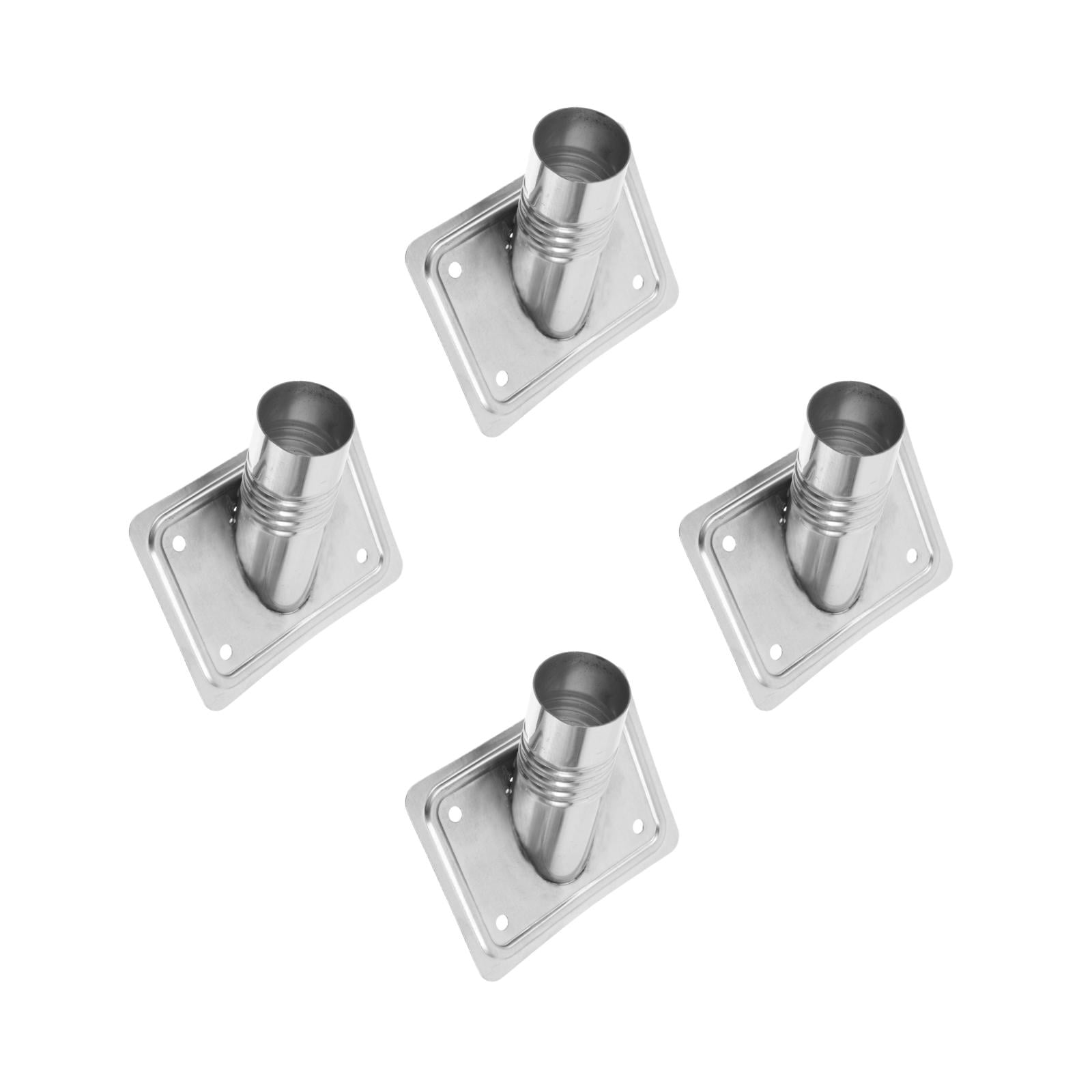 FRCOLOR Raindrops 4pcs Metal Broom Handle Adapter Replacement End Heavy ...