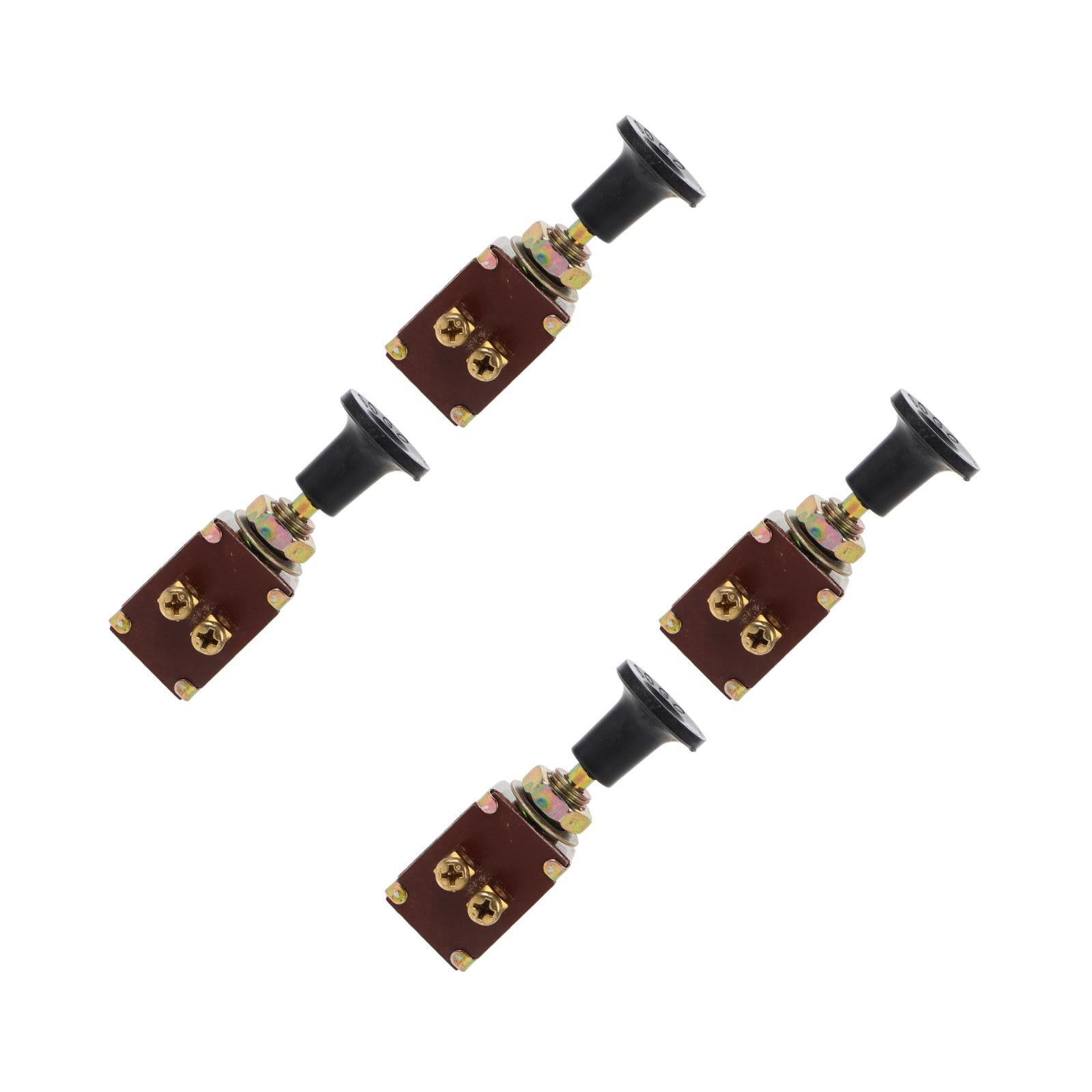 FRCOLOR Masteelf 4pcs Heavy Duty Push Pull Switch 12V 24V Headlight ...