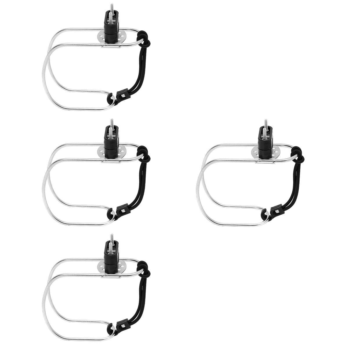 FRCOLOR 4pcs Horseshoe Lifebuoy Holder Stainless Steel Swimming Ring ...