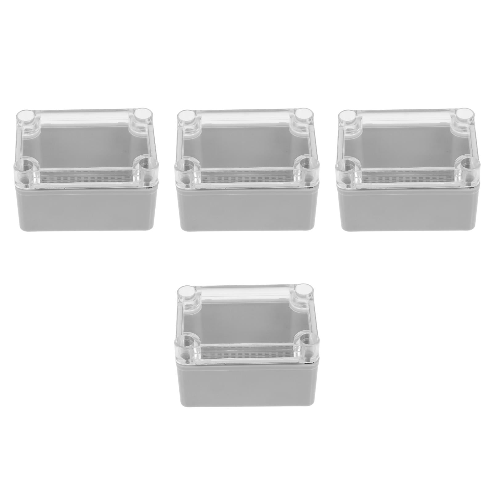 FRCOLOR 4pcs Junction Box Transparent Cover Waterproof Abs Enclosure ...