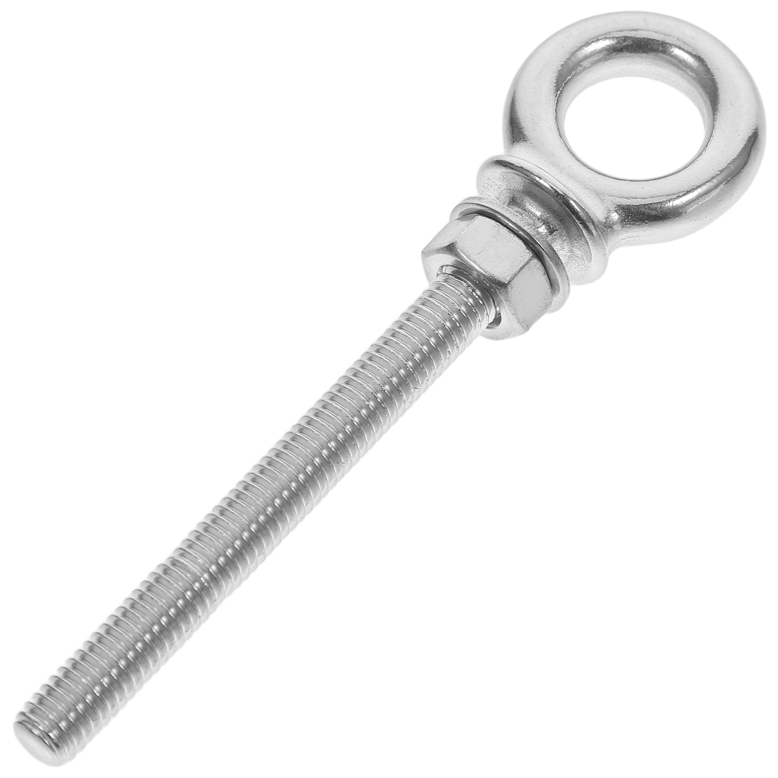 FRCOLOR 4pcs Metal Shoulder Eye Bolts Stainless Steel Eye Shape Screws ...