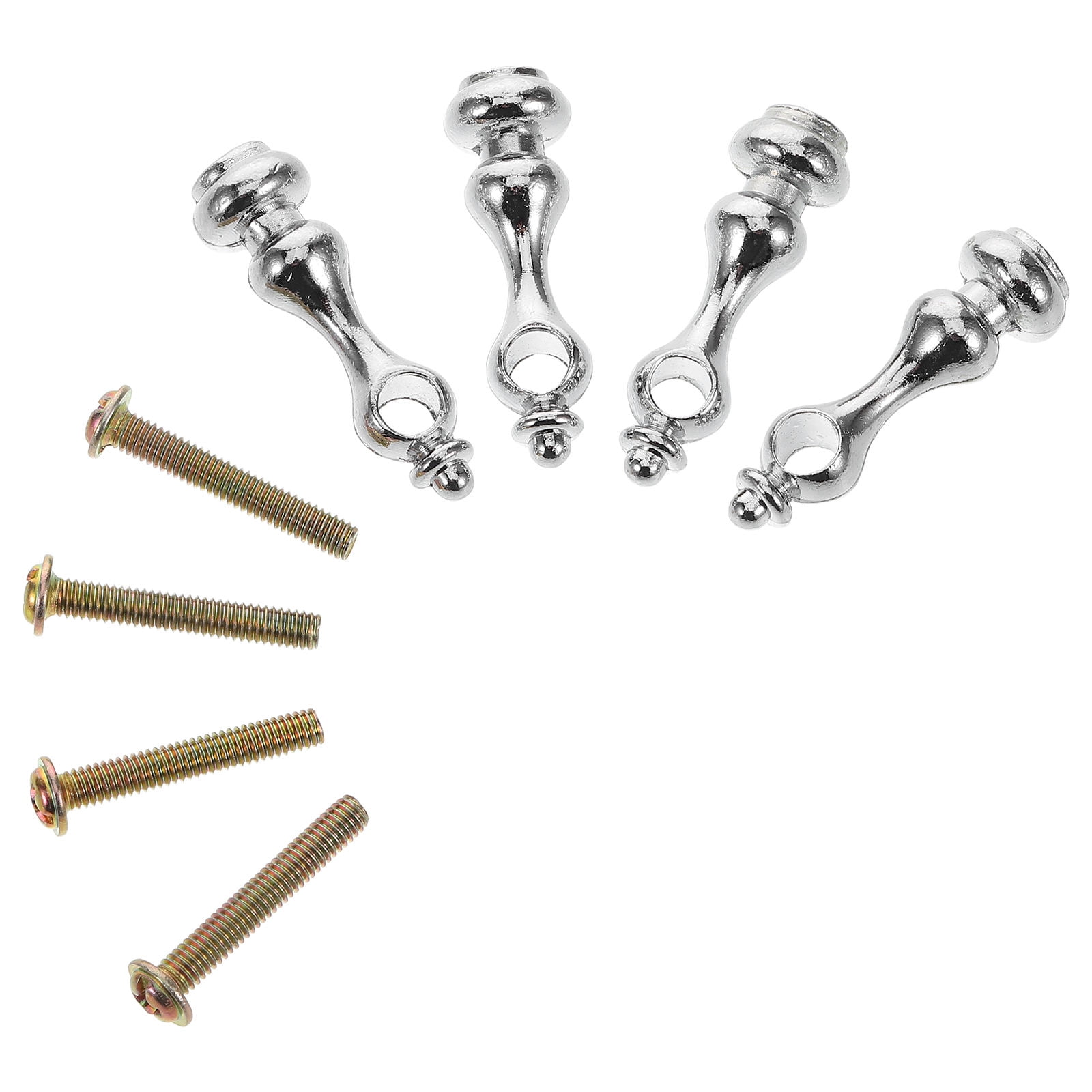 FRCOLOR 4pcs Metal Spindles for Glass Railing Cabinet Post Caps ...