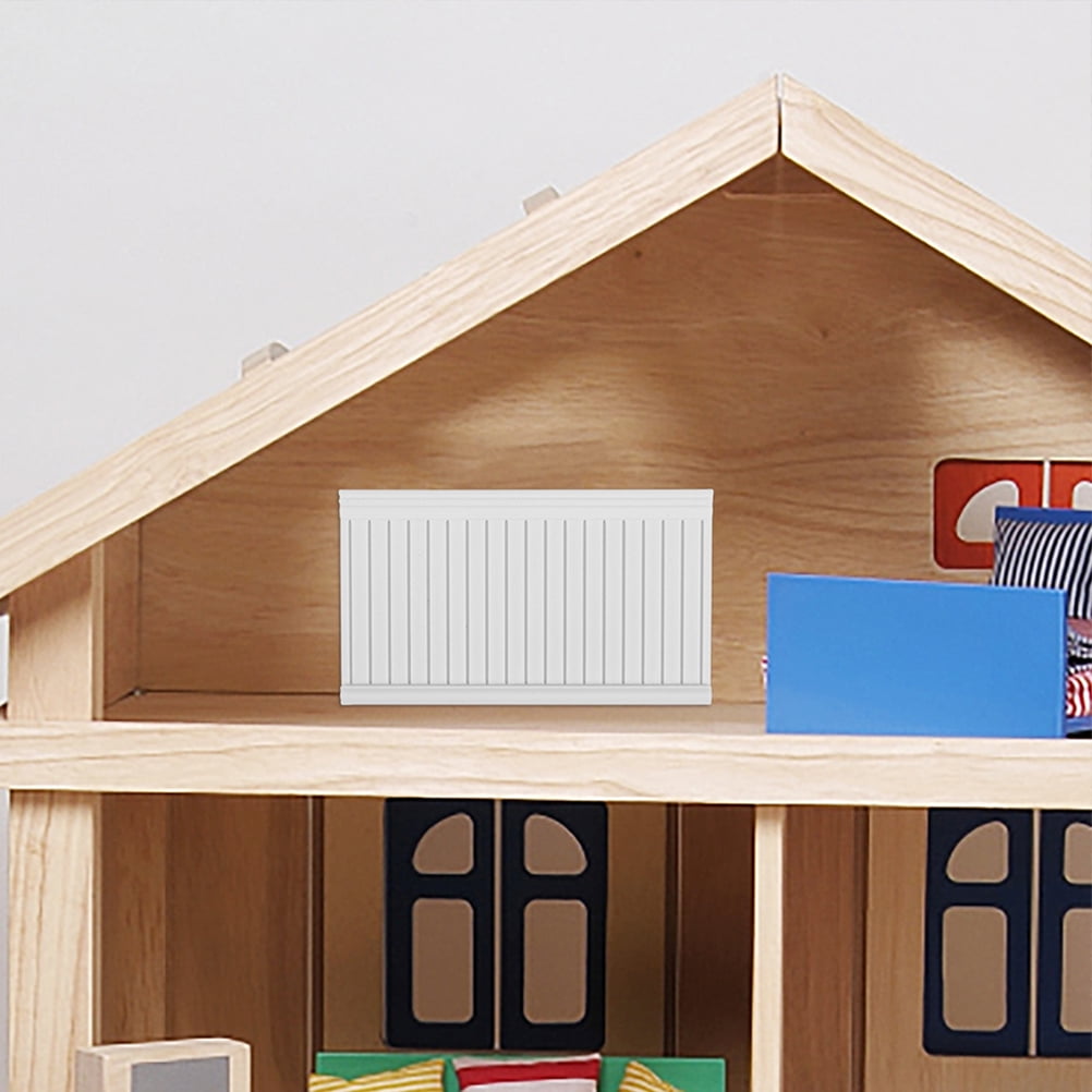 FRCOLOR 4pcs Miniature House Skirting Board Dollhouse Interior Wall ...