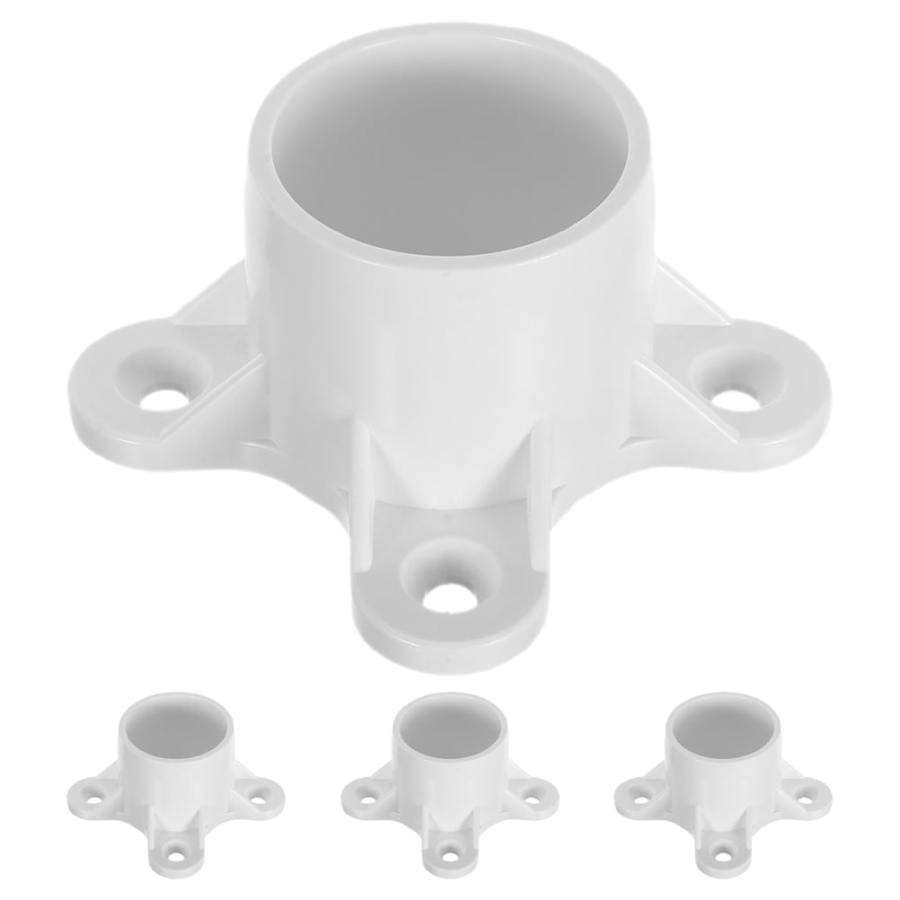 FRCOLOR 4pcs PVC Pipe Fitting Flange Pvc Fittings Pvc Pipe Flange Pvc ...