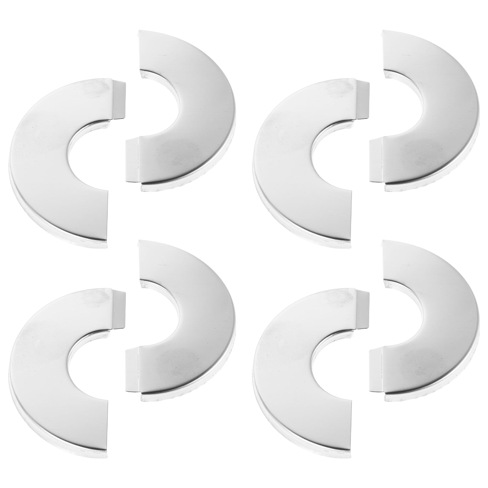 FRCOLOR 4pcs Pipe Wall Cover Stainless Steel Faucet Hole Cover Wall ...