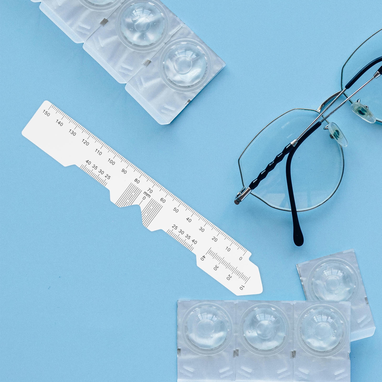 FRCOLOR 4pcs Portable Pupillary Distance Ruler For Optometrists ...