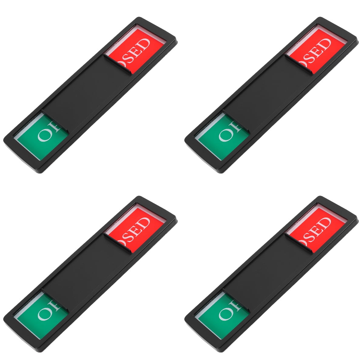 FRCOLOR 4pcs Privacy Sign Open and Closed Office Privacy Signs Slider ...