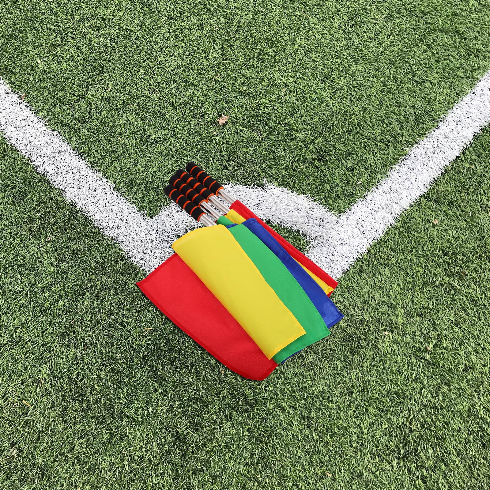 FRCOLOR 4pcs Referee Flags For Soccer And Volleyball Signal Flags With ...