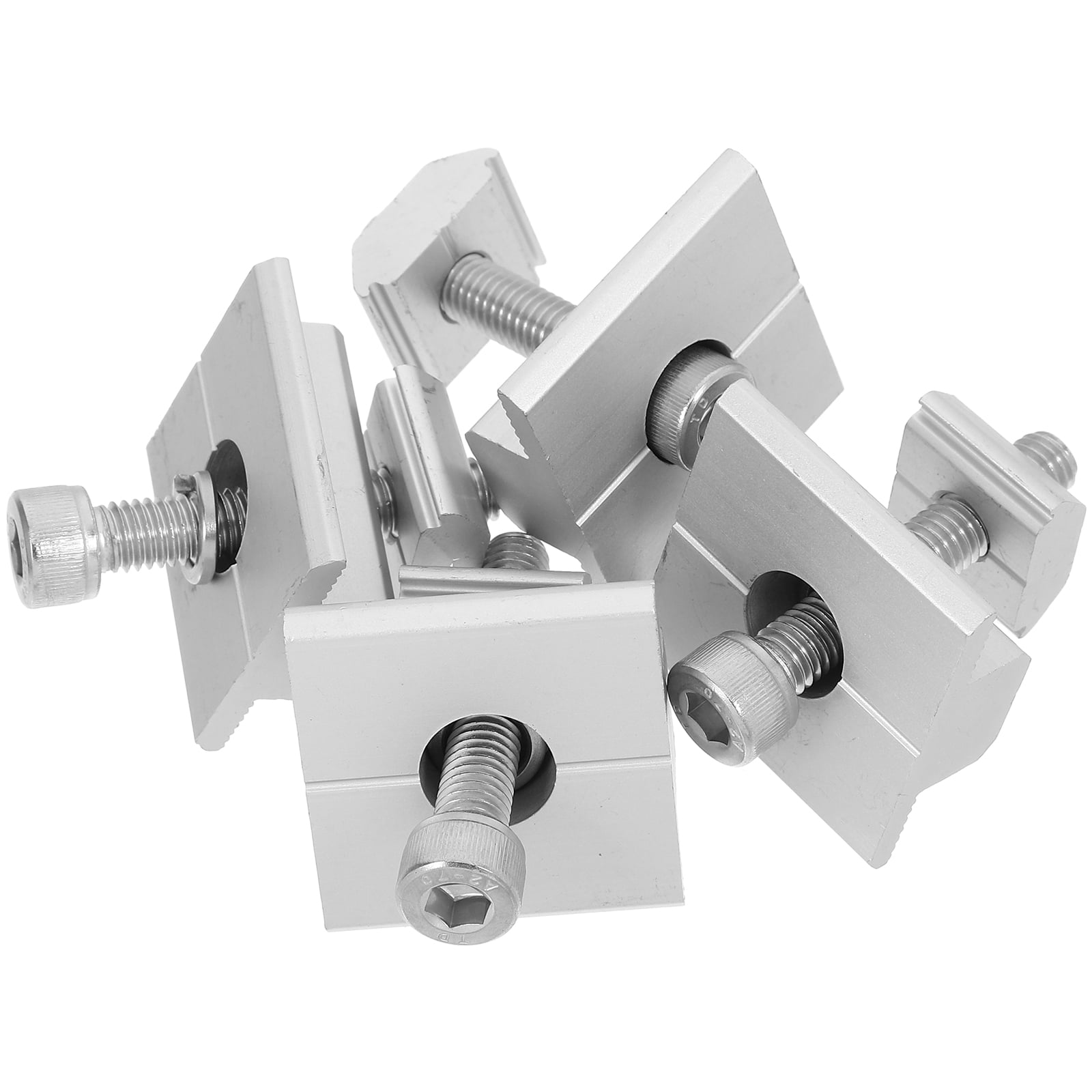 FRCOLOR 4pcs Solar Panel Mounting Z Brackets with Nuts and Bolts RV ...