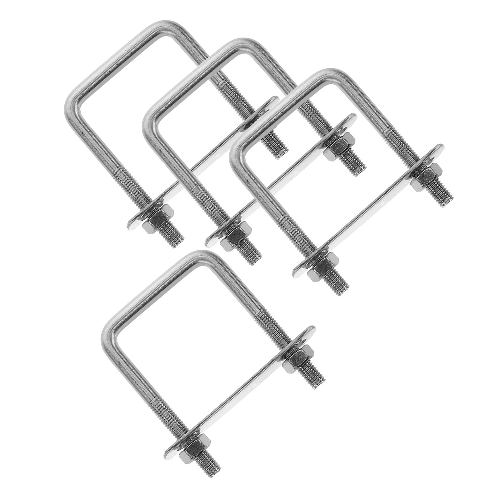 FRCOLOR 4pcs Square Clamp Stainless Steel Right Angle Clamp U-Shaped ...