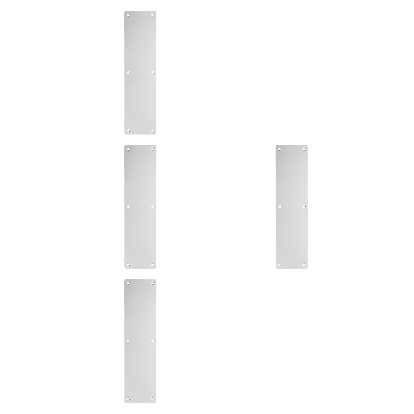 FRCOLOR 4pcs Stainless Steel Push Plate Replacement Door Push Plate ...