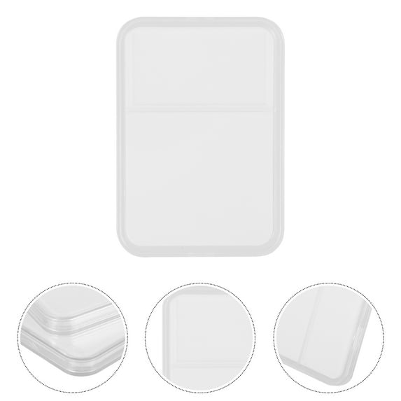 FRCOLOR 4pcs Stamp Album Box Clear Stamps Display Storage Transparent ...