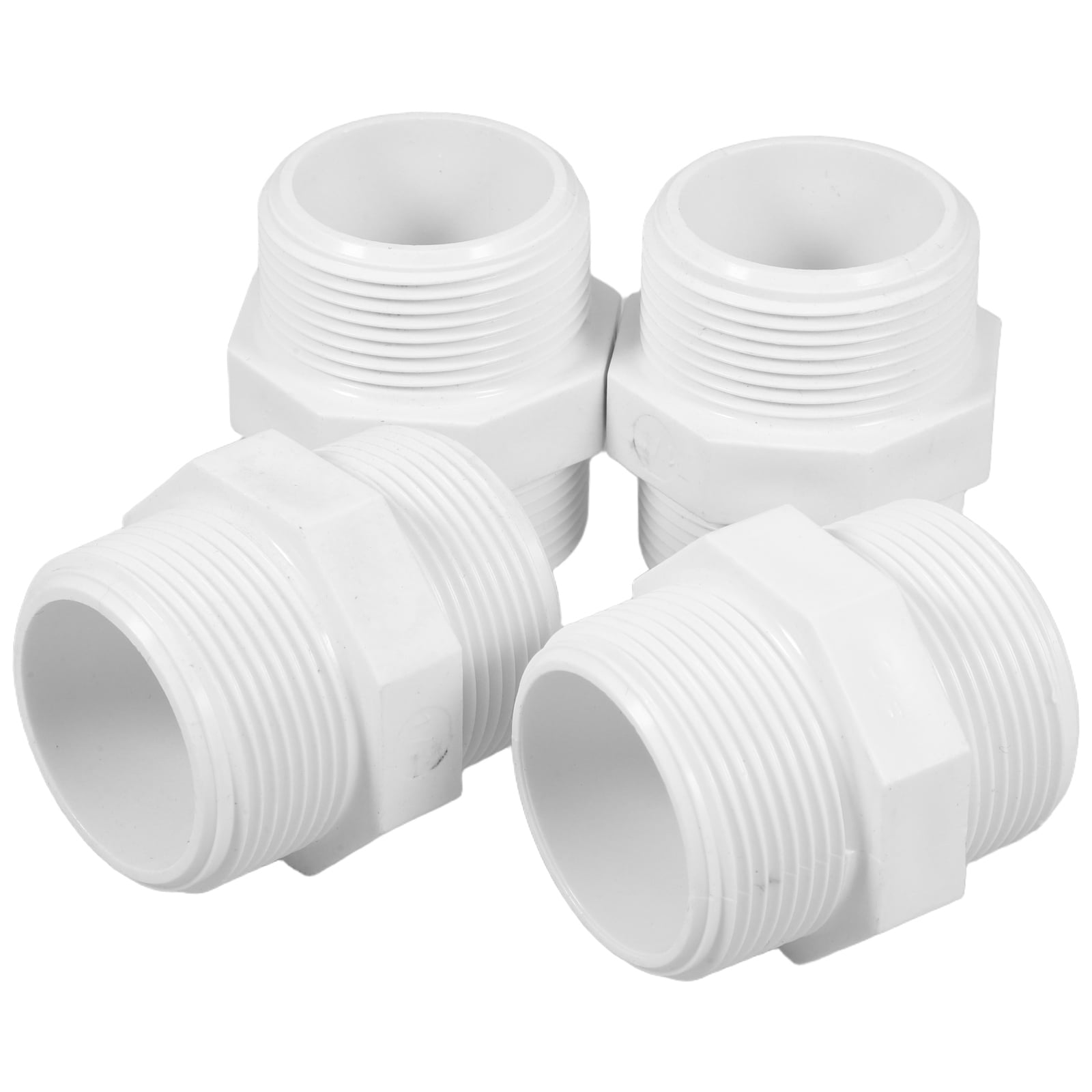 FRCOLOR 4pcs Threaded PVC Pipe Adapter For Hose Water Pipe Fittings ...