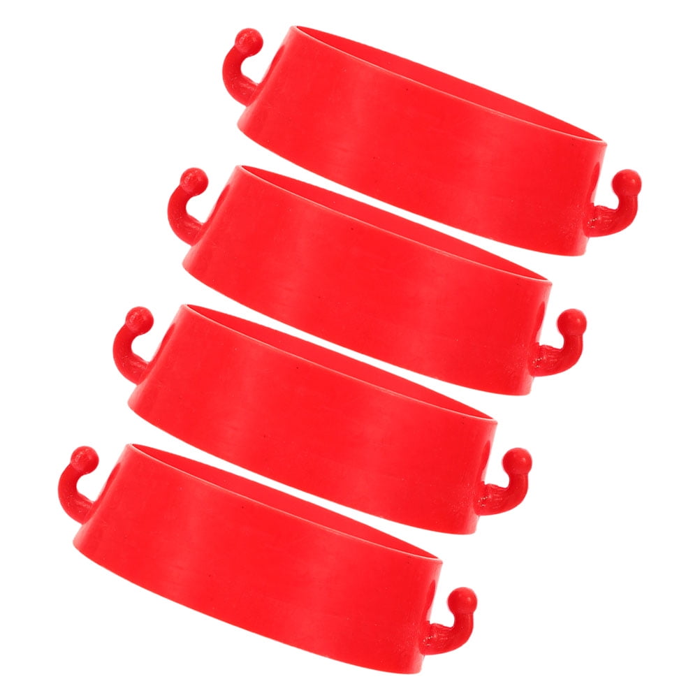 FRCOLOR 4pcs Traffic Cone Connector Kit Plastic Ring For Safety Cones ...