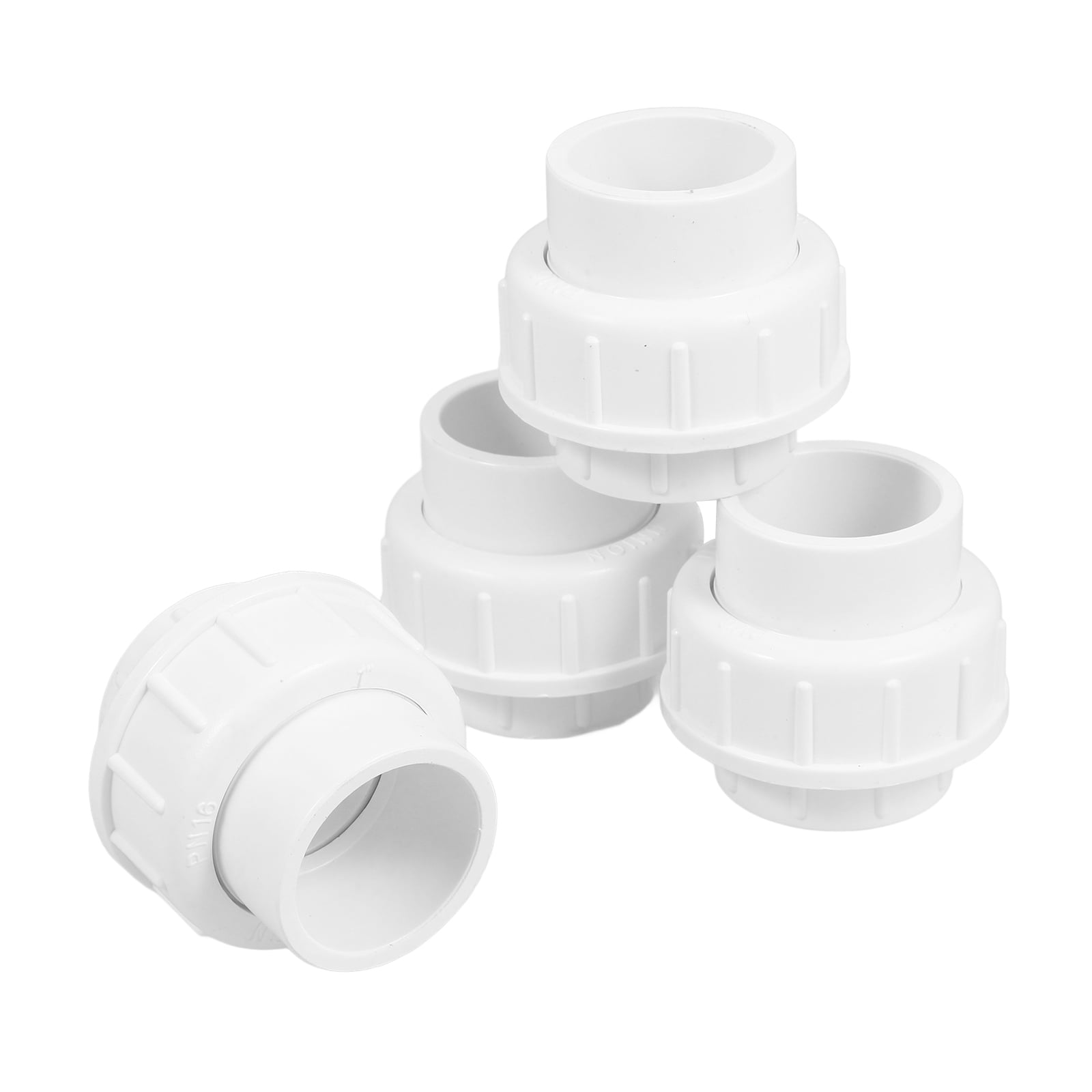FRCOLOR 4pcs Union Pipe Fittings Pvc Pipe Connector Adapter Union Pipe ...